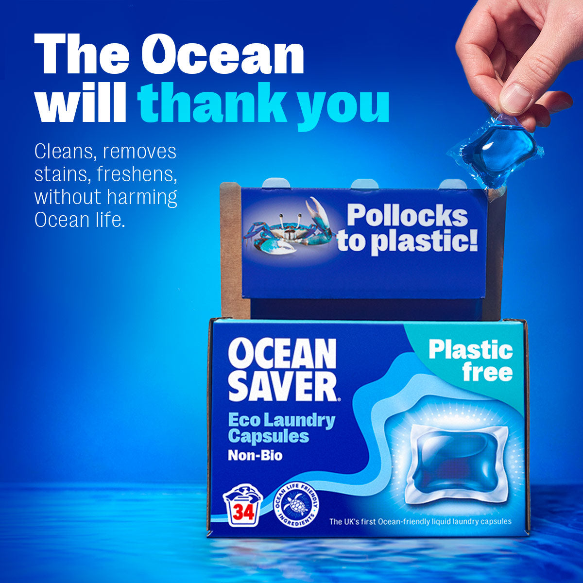 Non-Bio Laundry Detergent Pods | OceanSaver